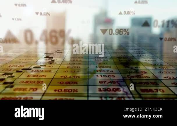 Corporate Business Finance Data Charts Infographic Animation Background ...