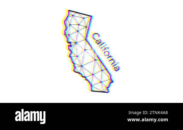 California state map polygonal Stock Videos & Footage - HD and 4K Video ...