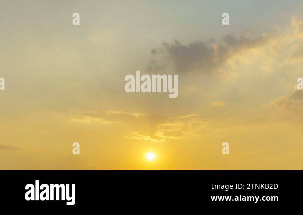 4K/UHD Day to Night Time-lapse : 4K golden vivid heavenly sunset sky timelapse sun beams and ...