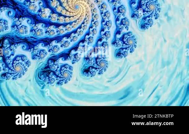 Dancing Fractal - Iridescent Patterns in Mesmerizing 4K. Experience the ...