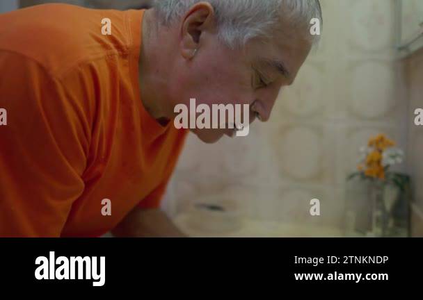 Man washing face rinsing Stock Videos & Footage - HD and 4K Video Clips ...