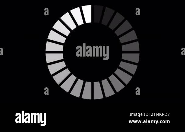 Loading Circle, Video. Loading Animation Icon on Transparent Background ...