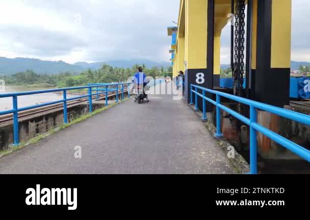 Pinrang Indonesia, 16 July 2023: Some pinrang residents are fishing and ...