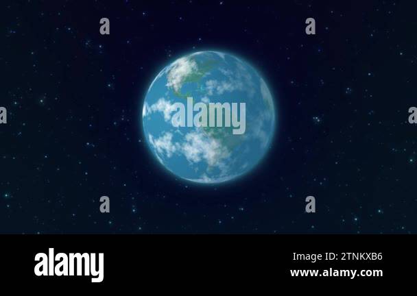4k animation of rotating earth Stock Video Footage - Alamy