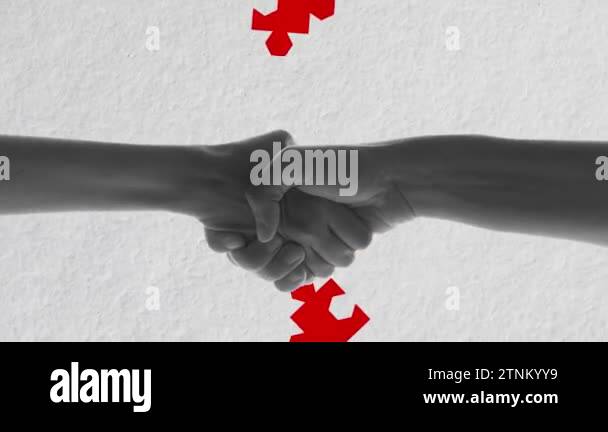 Stop motion, animation. Human hands shaking symbolizing professional ...