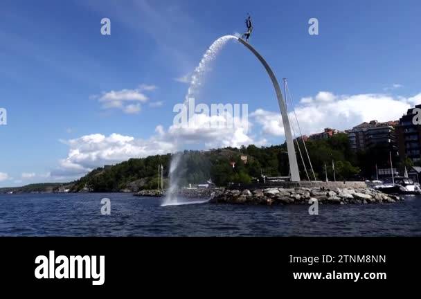 Stockholm, Sweden The "God our Father on the Rainbow" statue and ...