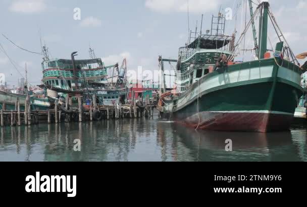 Cambodia boat cambodia fishermen asia port Stock Videos & Footage - HD ...