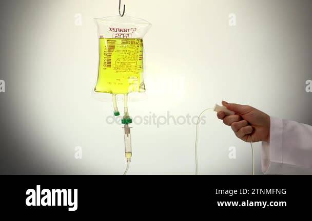 drop counter with dripping intravenous fluid Stock Video Footage - Alamy