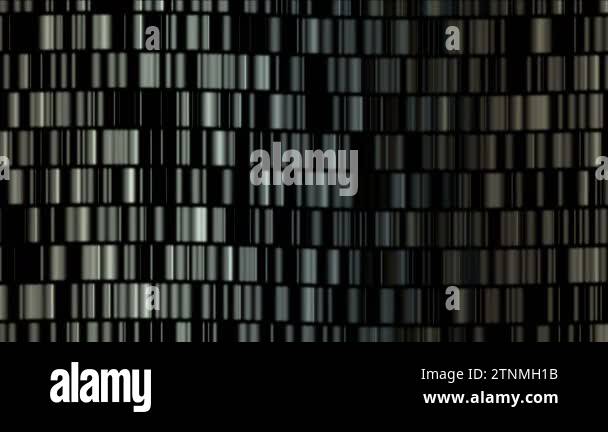 4k Abstract metal matrix,digital chain materials,big data scanning ...