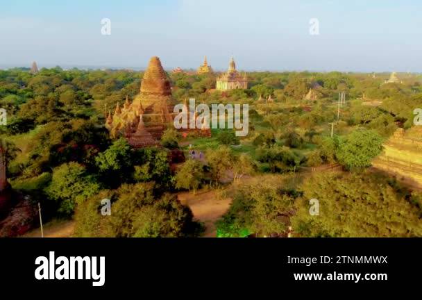 Bagan temples pagodas view myanmar Stock Videos & Footage - HD and 4K ...
