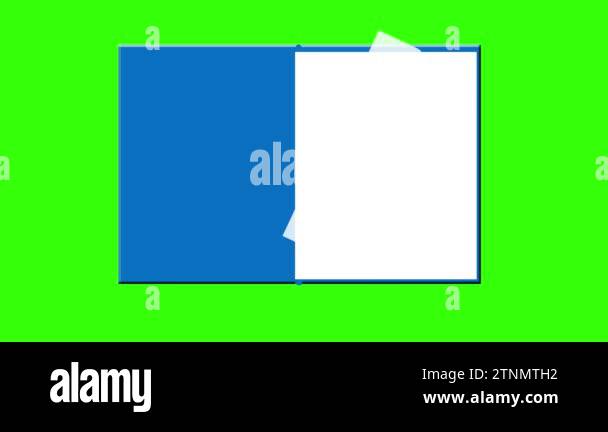 Animated open blue book opens book 4k alpha greenscreen Stock Video ...