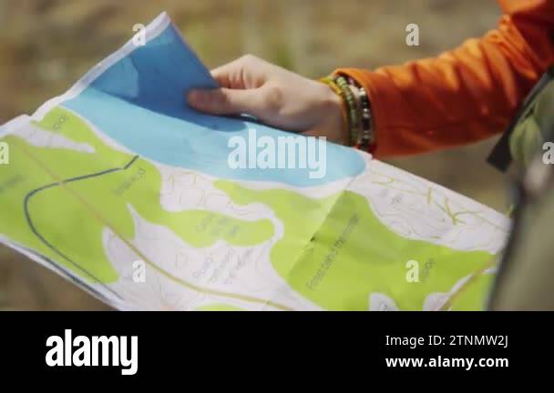 Female guide pointing map Stock Videos & Footage - HD and 4K Video ...