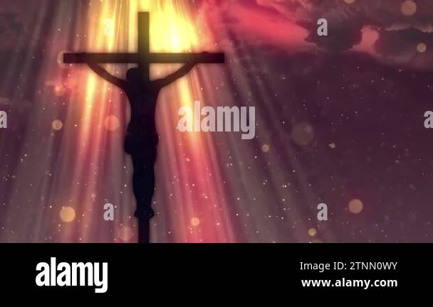 Christian Worship Background Animation with Seamless Loop Stock Video ...