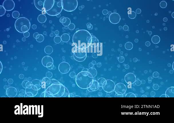 Underwater bubbles cloud Animation backgrounds. fizzing air bubbles ...