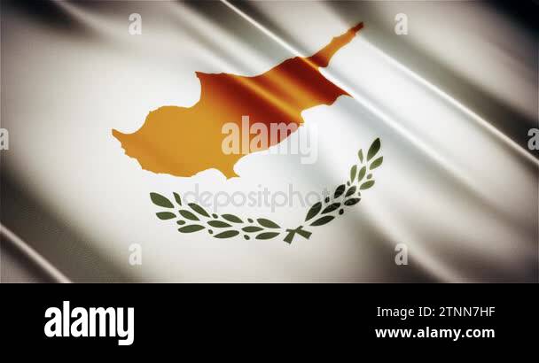 Realistic flag cyprus seamless looping Stock Videos & Footage - HD and ...