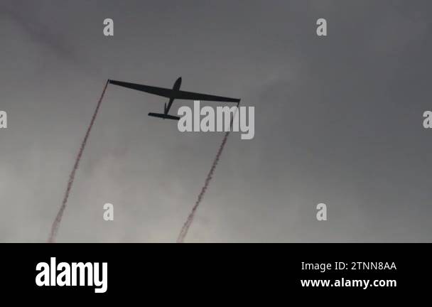 Glider performing a series of impossible looking helicopter like ...