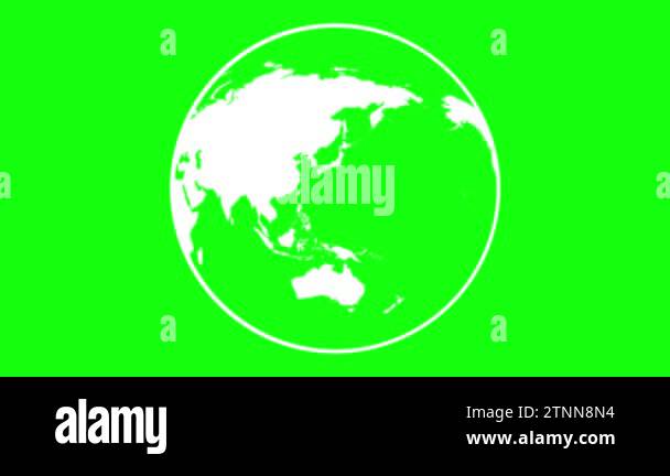 world map globe shaped world globe alpha greenscreen editing animation ...