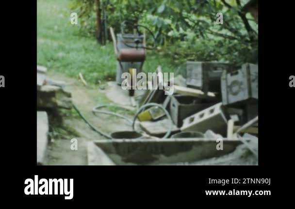 Pittsburgh, United States may 1950: Historic footage of construction ...