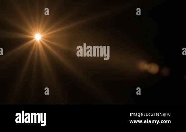 Optical lens flares rays transition seamless loop. 4K beautiful white ...