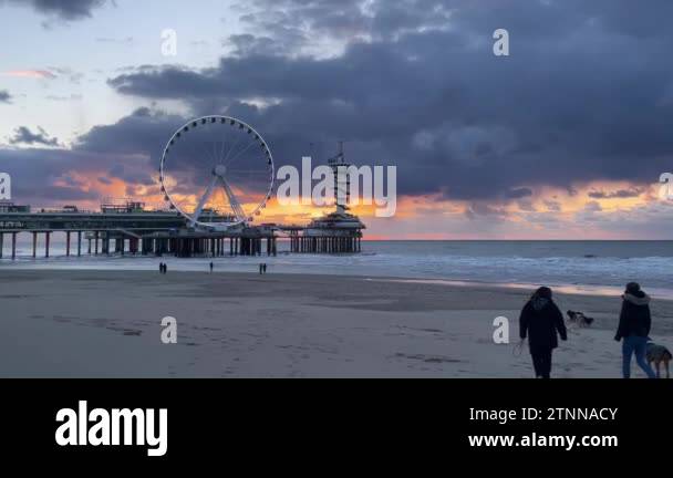 Sunset beach hague clouds Stock Videos & Footage - HD and 4K Video ...