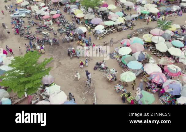 12th july 2023, Mararaba,Nassarawa state Nigeria: Drone shot of aerial ...