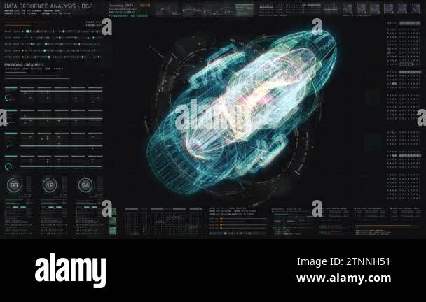 3d rendering futuristic user interface Stock Videos & Footage - HD and ...