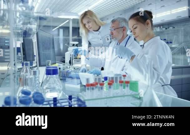 Computer laboratory medical genetic test Stock Videos & Footage - HD ...