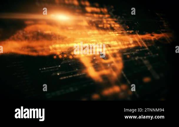 Immersive cyber space with captivating motion abstract matrix nexus ...