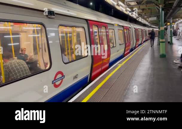 Tube underground railway rail station Stock Videos & Footage - HD and ...