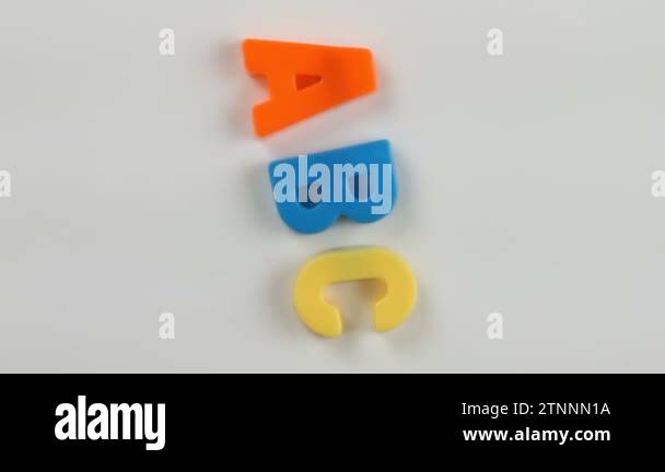 Abc letters Stock Videos & Footage - HD and 4K Video Clips - Alamy