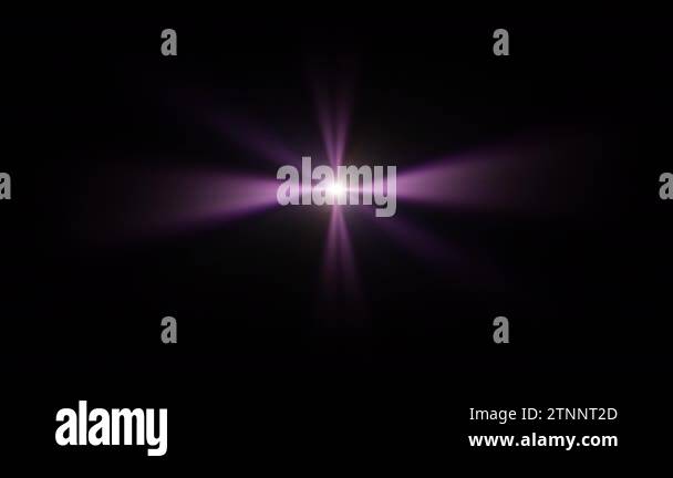 Loop center rotation flickering glow beautiful pink purple star sun ...