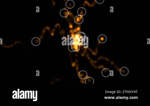 High Speed Flying Lines 3d Animation in Seamless Looping Traffic. Sci ...