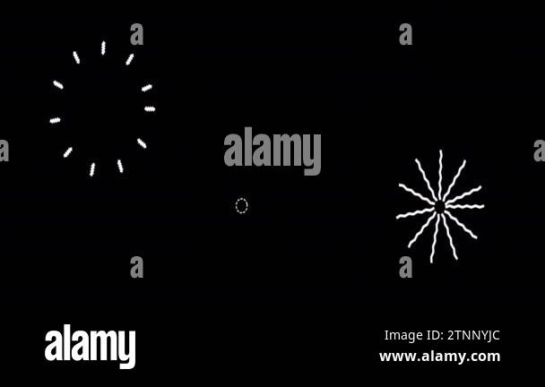 Motion Graphic design elements in alpha channel, Pop-up line animation ...