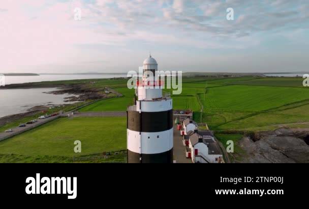 4k Hook Lighthouse situated on Hook Head at the tip of the Hook ...