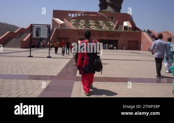 NARMADA, GUJARAT, INDIA, 17 MARCH 2022 : Tourists visiting to the ...