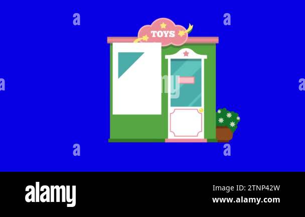 House Before and After Presentation on Green Screen. Old Building vs ...