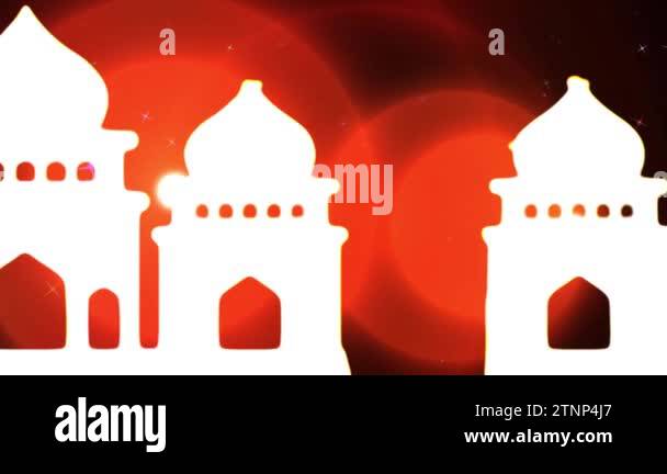 prayer video and light effects animation ramadan islamic allahu ...