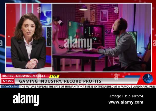 Television journalist reporter media Stock Videos & Footage - HD and 4K ...