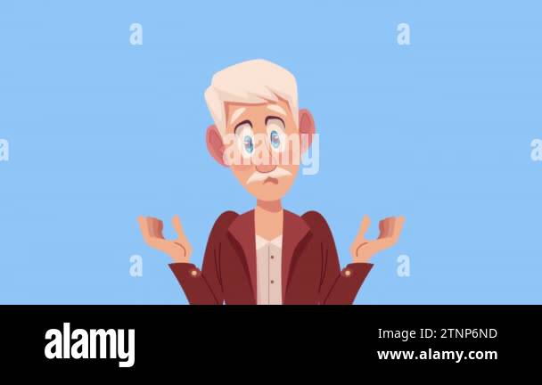 Confused man illustration Stock Videos & Footage - HD and 4K Video ...