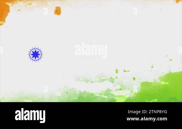 Happy Independence Day Indian Flag Animation. Celebrating Independence ...
