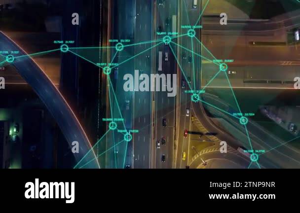 AI tracking transport. Smart technology, innovation concept 4K Stock ...