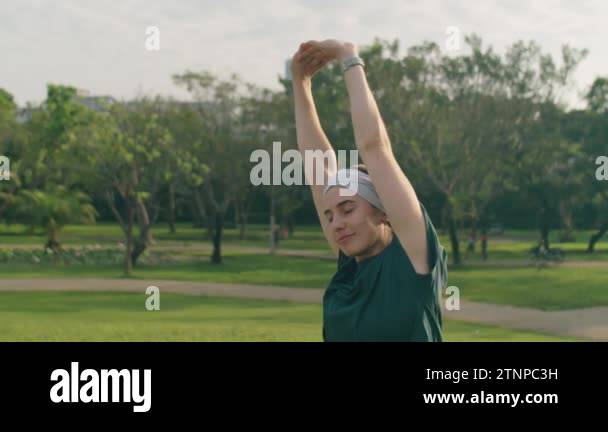 Woman stretching arms up Stock Videos & Footage - HD and 4K Video Clips ...