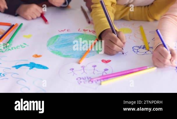 Friendly children drawing Stock Videos & Footage - HD and 4K Video ...