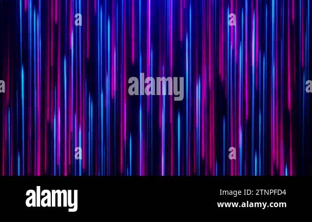 Blue and purple neon flow. High tech abstract cyber background ...