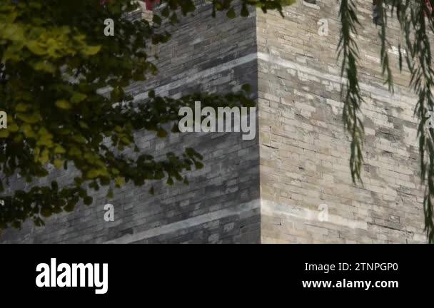 Ancient city Great Wall texture.roof of Forbidden City palace ...