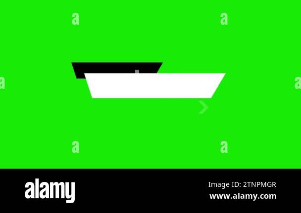 simple lower third. lower third animation. simple and flat. animated ...