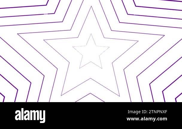 Animated increasing violet stars appear from the center. Background ...