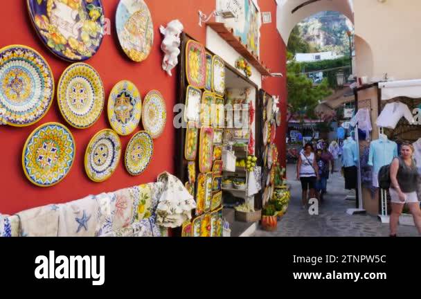 Shopping positano amalfi coast Stock Videos & Footage - HD and 4K Video ...