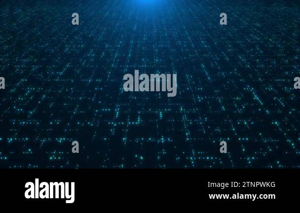 Visual Glitch noise big data digital code. Futuristic information technology Digital Cyberspace ...