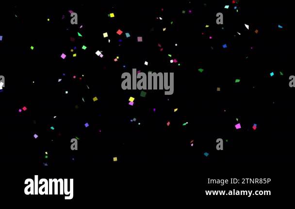 Colorful Confetti Falling on Alpha Screen is a beautiful, animated ...